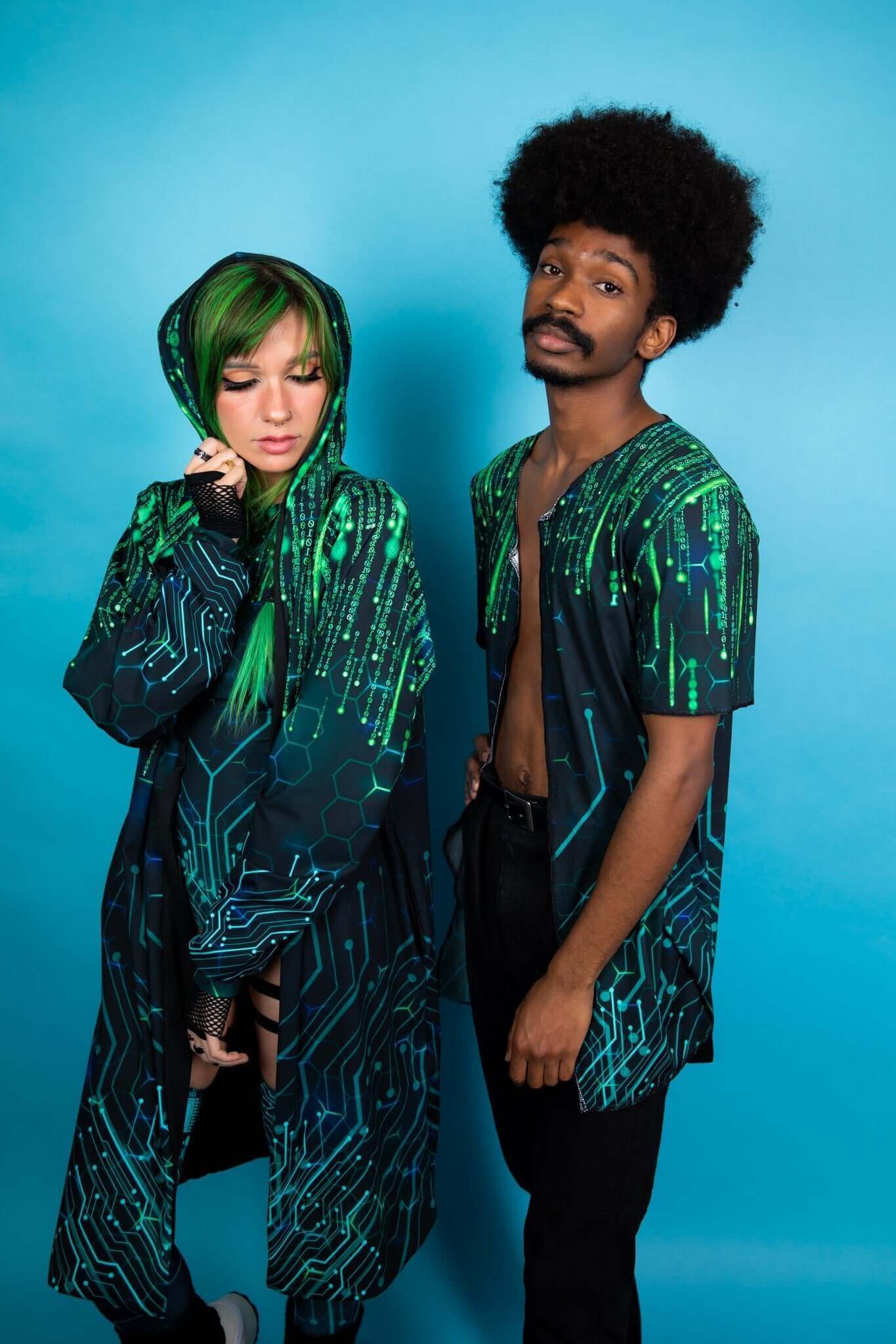 Cyber Warrior Style: Futuristic Men's Fashion – Freedom Rave Wear