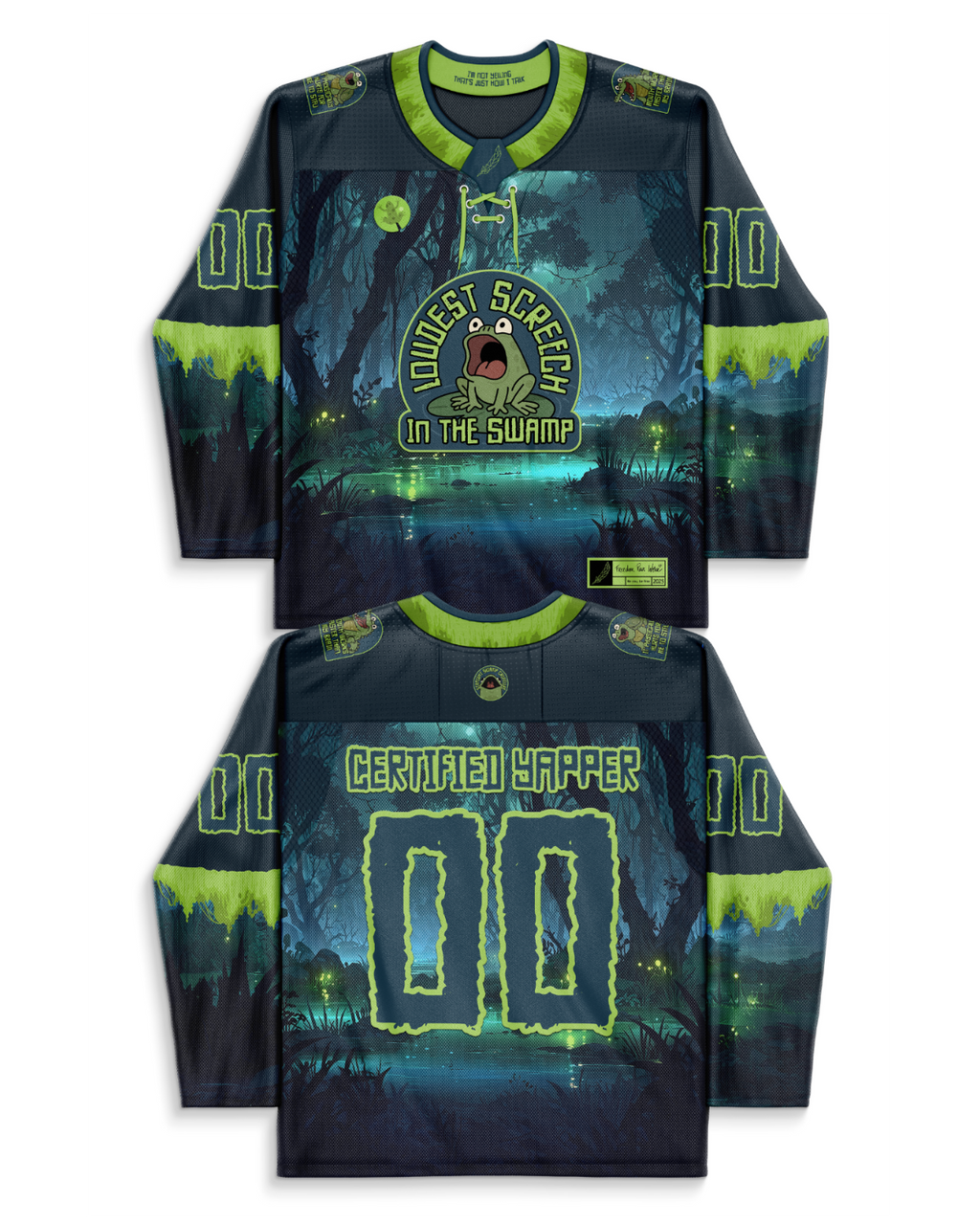 Certified Yapper Hockey Jersey – Freedom Rave Wear
